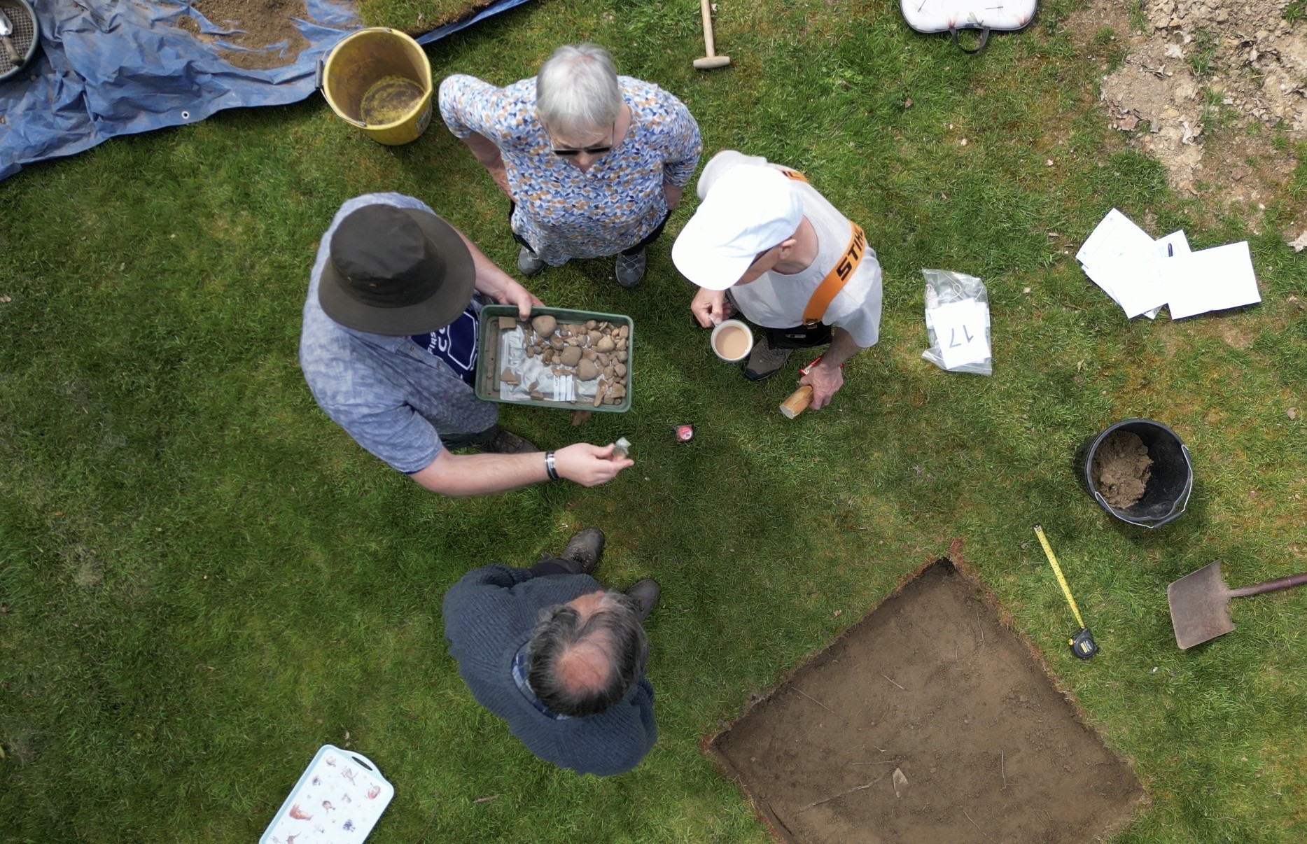 Village Comes Together For Community Dig - Charnwood Forest Geopark